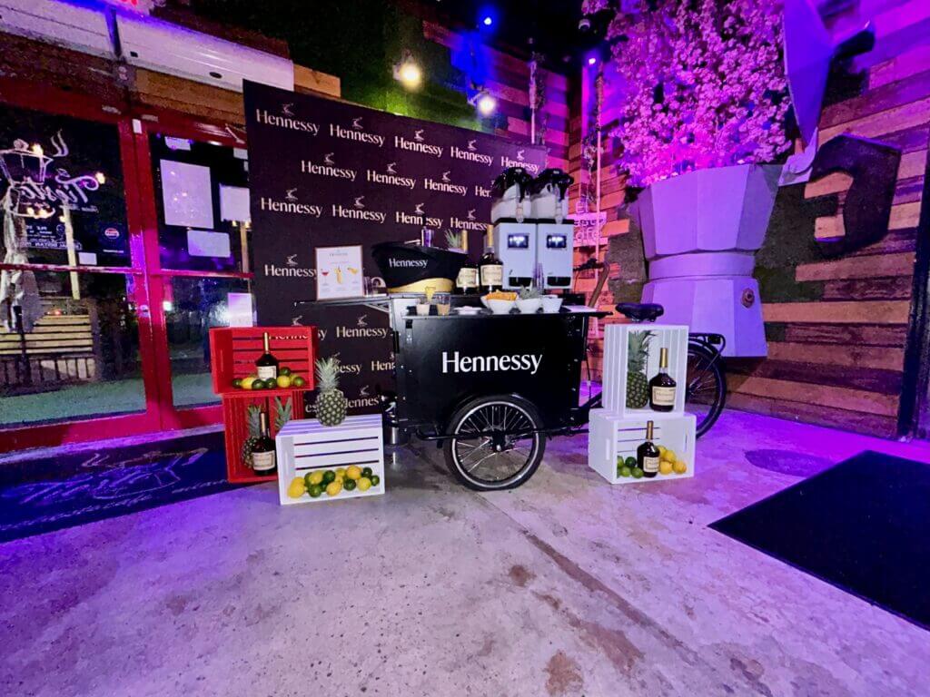 Ferla Bikes x Hennessy Mobile Cocktail Bar | Custom Branded Mini Bike Event